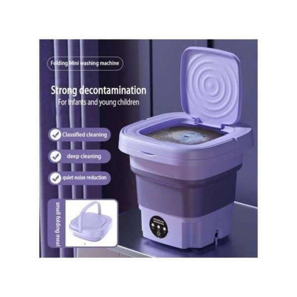 Foldable Mini Washing Machine – Portable Compact Laundry Washer - Omoibo